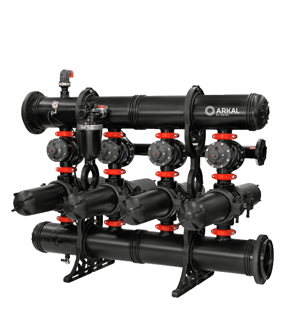 Amiad Water Systems 4" Spin Klin™ Apollo Twin automatic disc irrigation ...