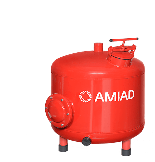 - Amiad Water Systems automatic media agricultural water filtration system